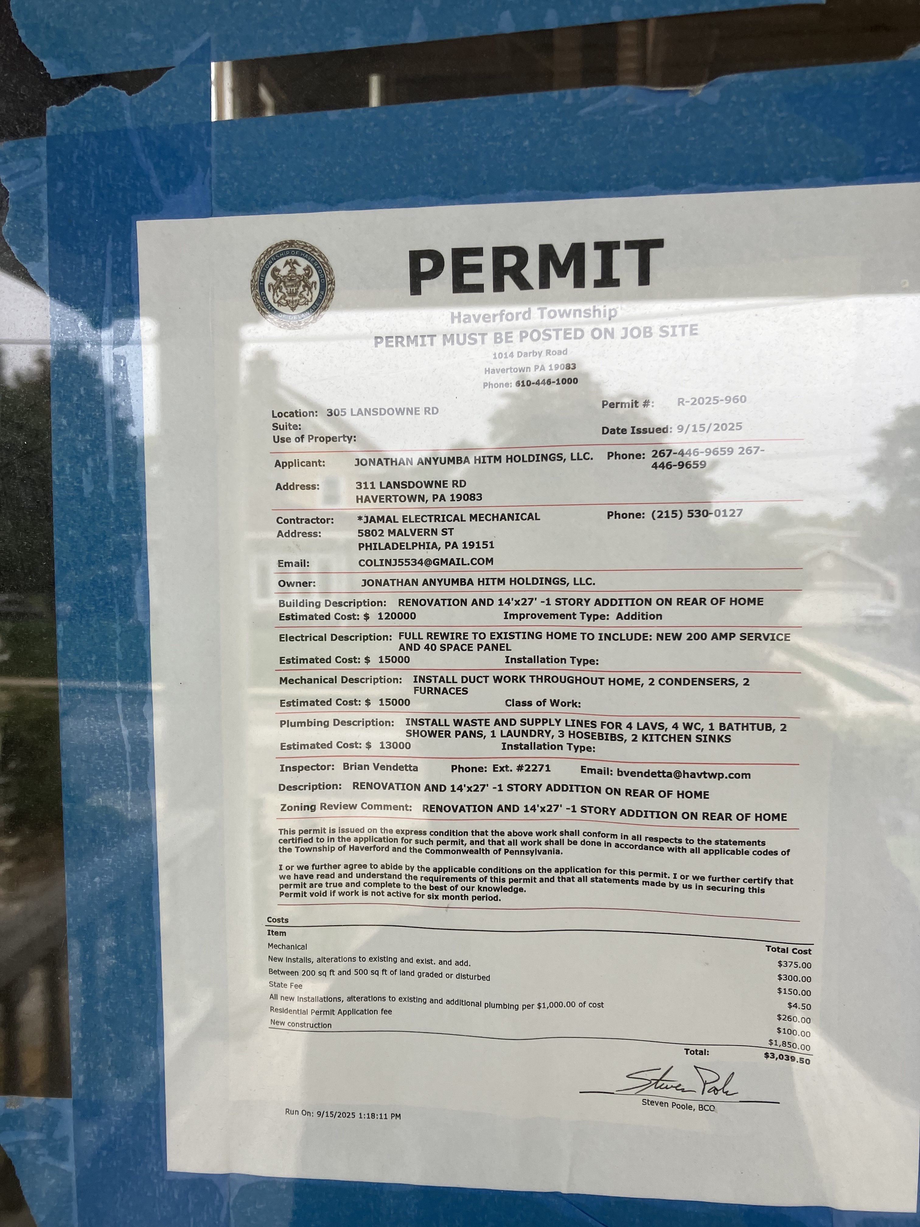 305 permit